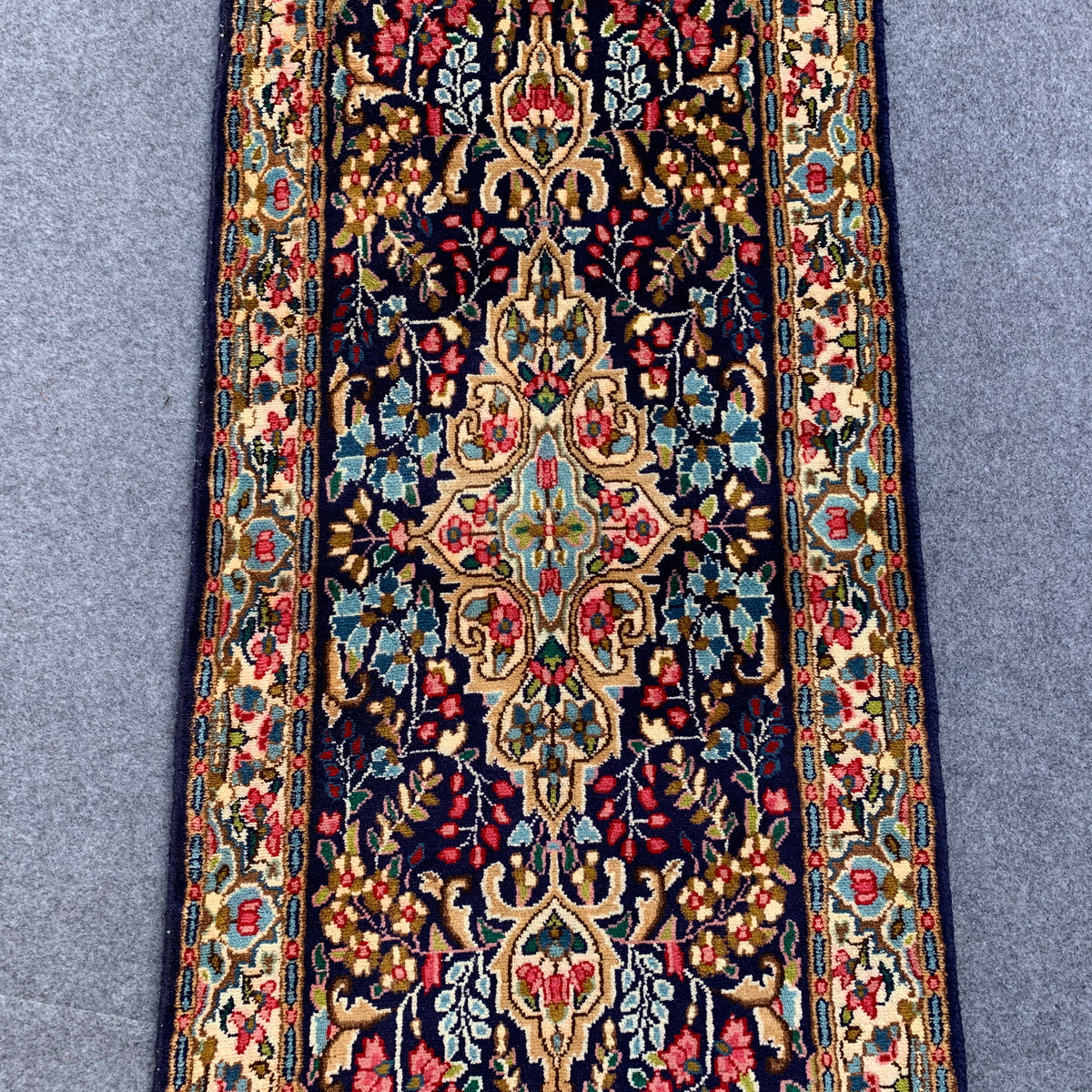 Belmont Rugs | Authentic Vintage Karastan Kirman Hand Knotted Fine Wool ...