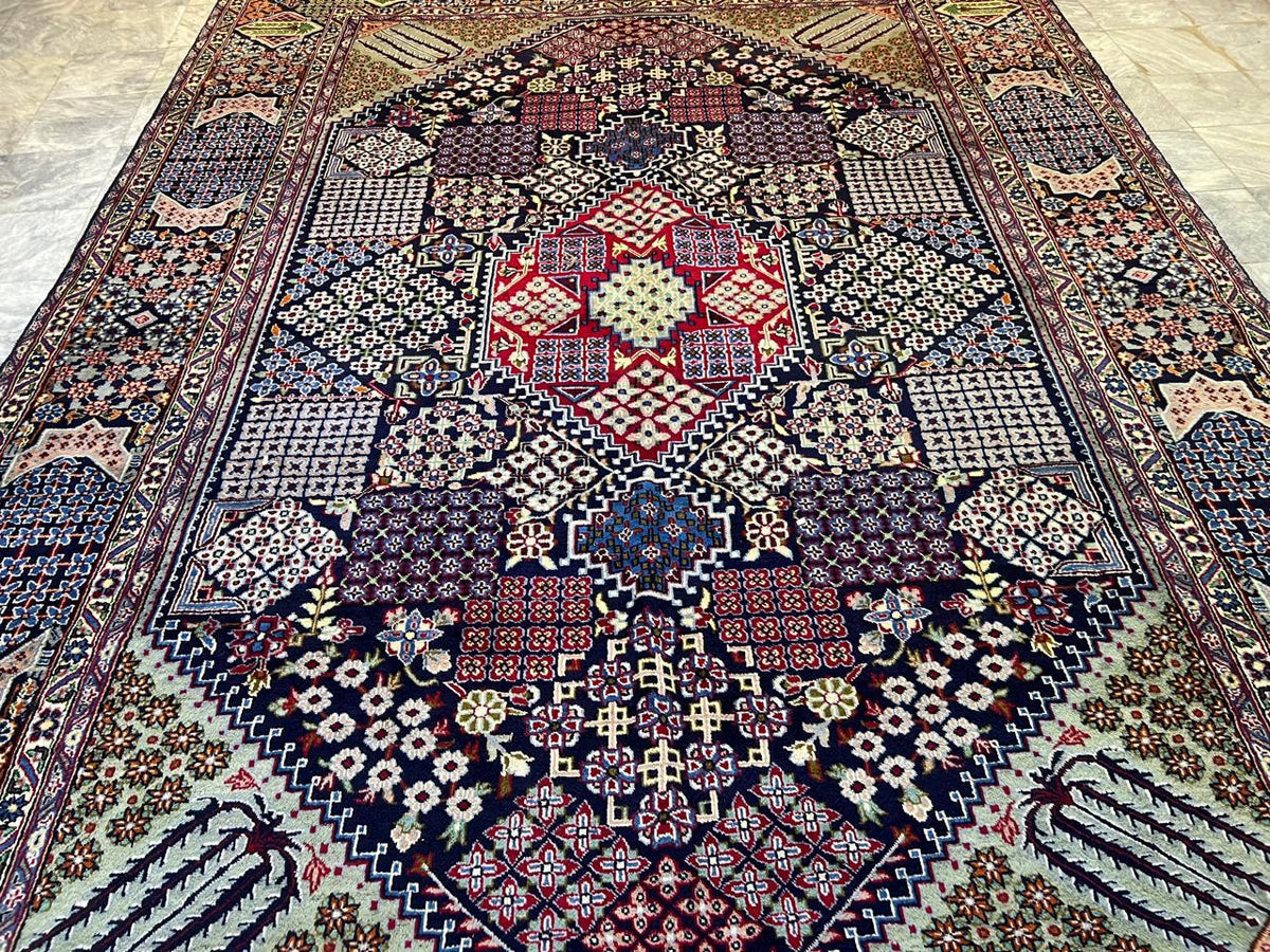 Belmont Rugs | Authentic Vintage Tribal Persian Tabriz Hunting Shikar ...